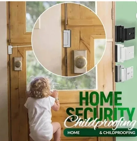 Home Security Bundle – Metal Lock + Door Blocker (Brand New) | Karrot