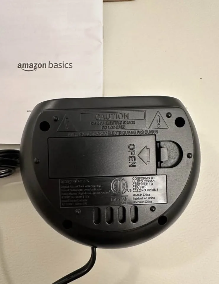 Amazon Basics Small Digital Alarm Clock | Karrot