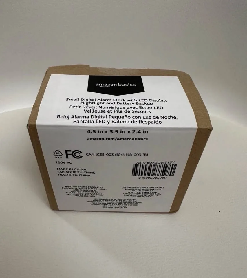 Amazon Basics Small Digital Alarm Clock | Karrot