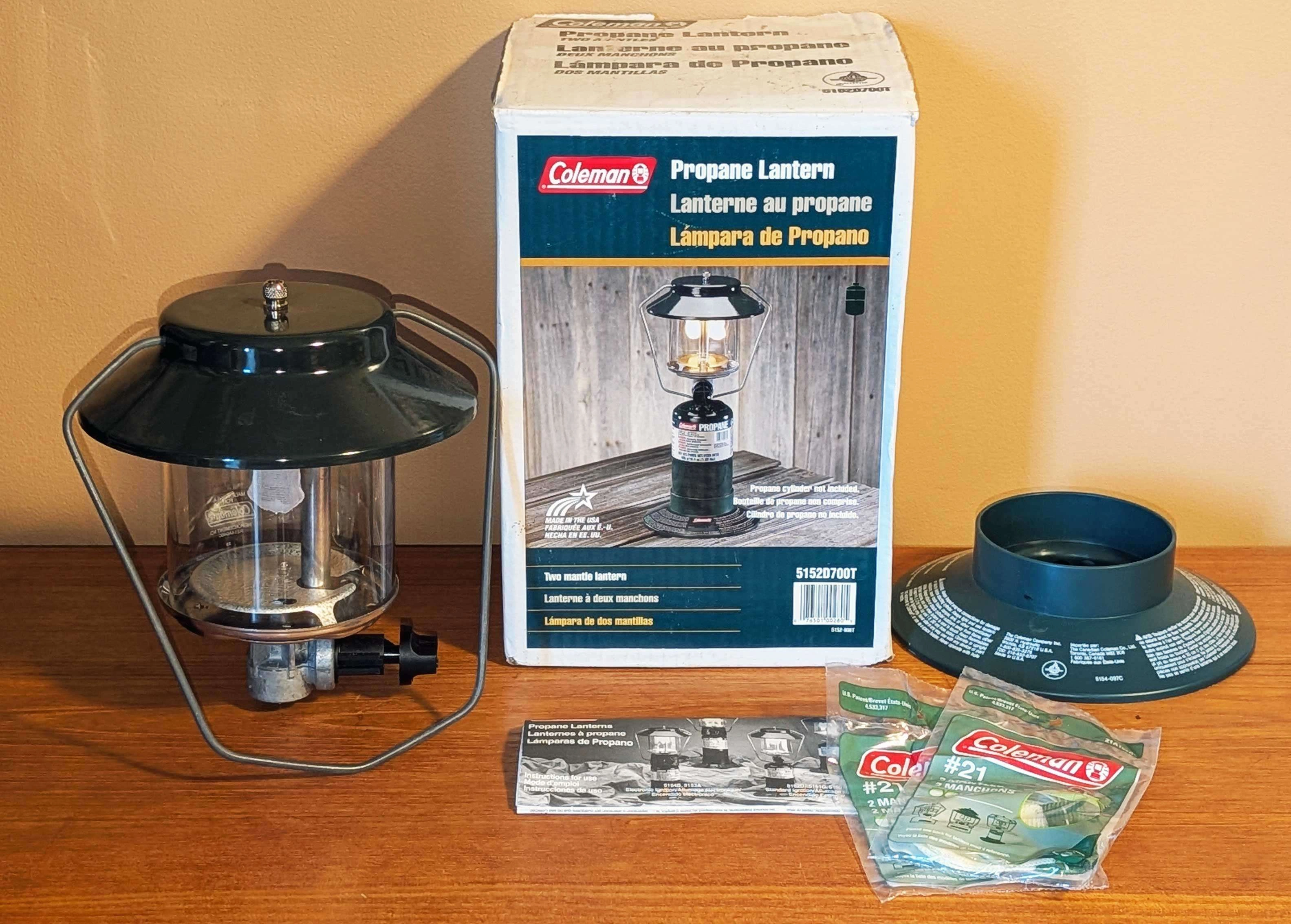 Coleman 5152D700T - Two Mantle Propane Lantern - Complete | Karrot