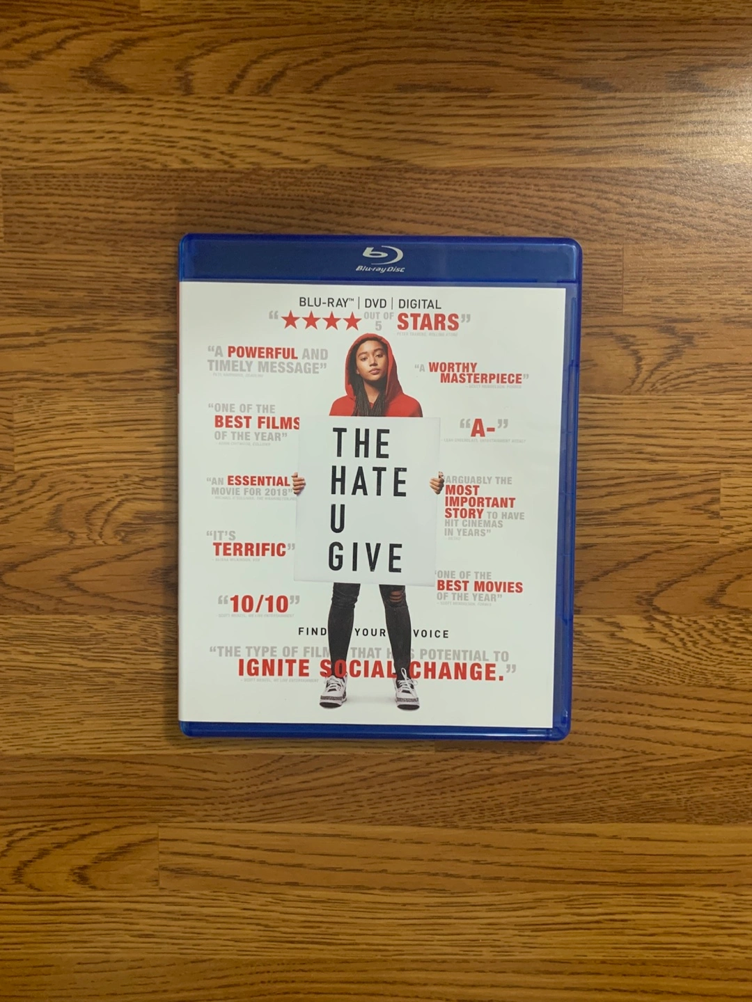 The Hate U Give Blu-ray Combo Pack | Karrot