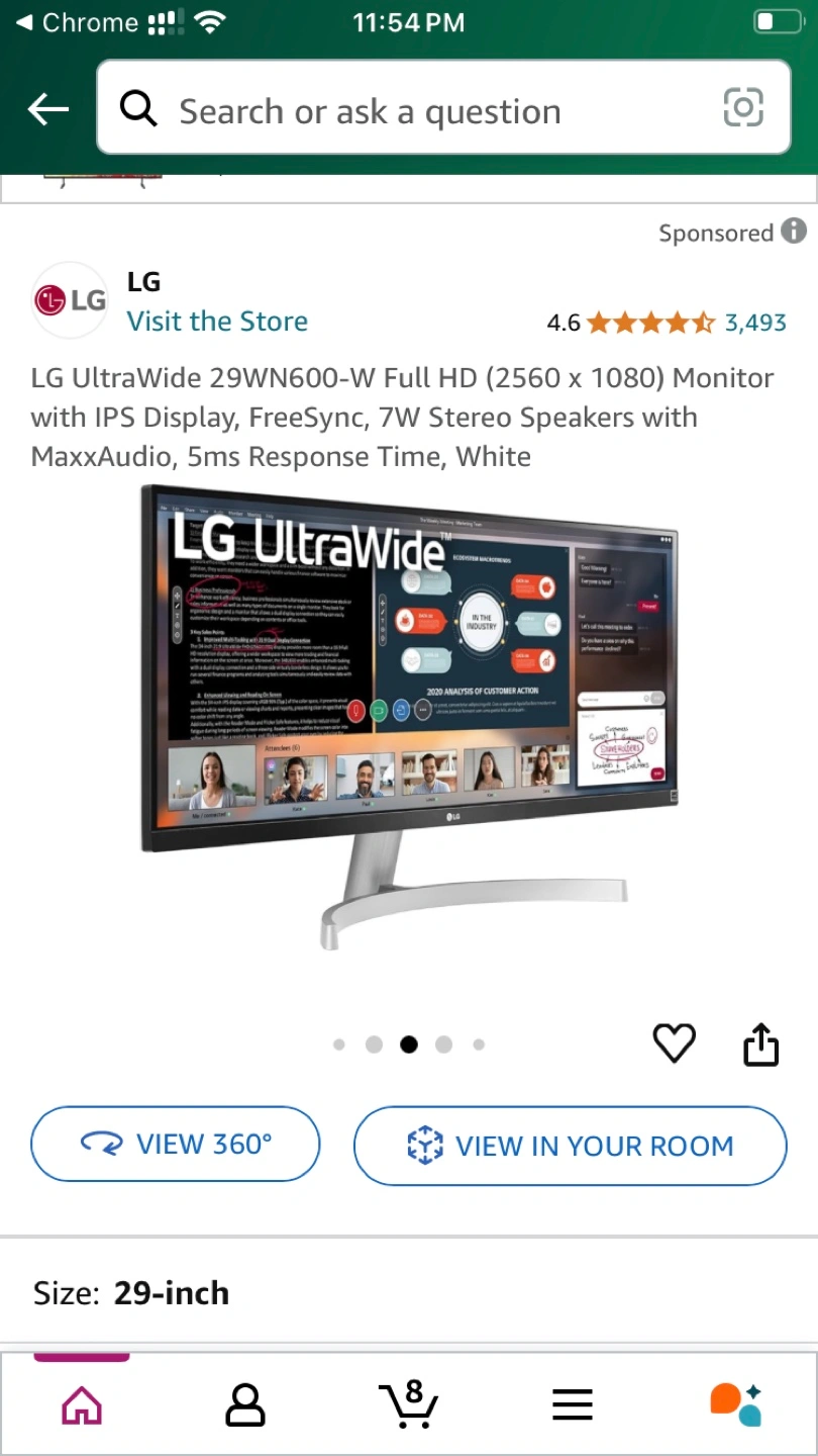 LG UltraWide 29WN600-W 29-inch Monitor | Karrot