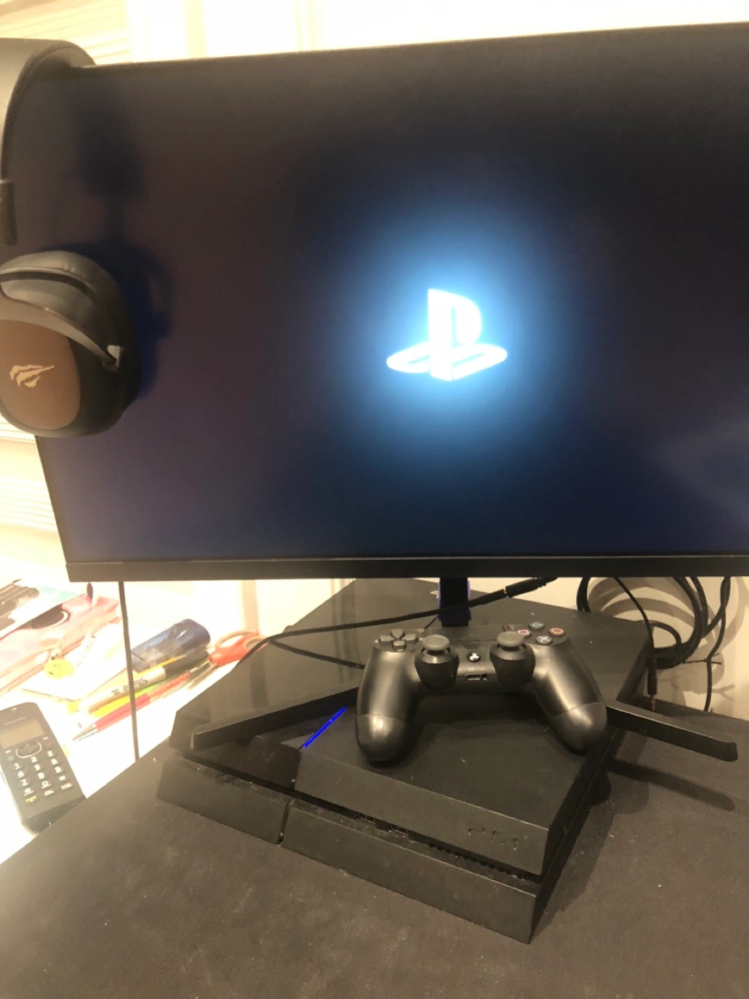 PS4 Console, Head Phones, 120 hertz monitor, | Karrot