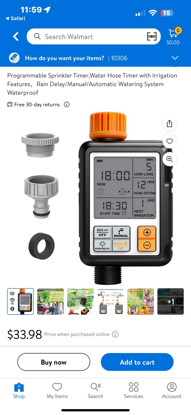 Programmable Sprinkler Timer with Irrigation Features | Karrot