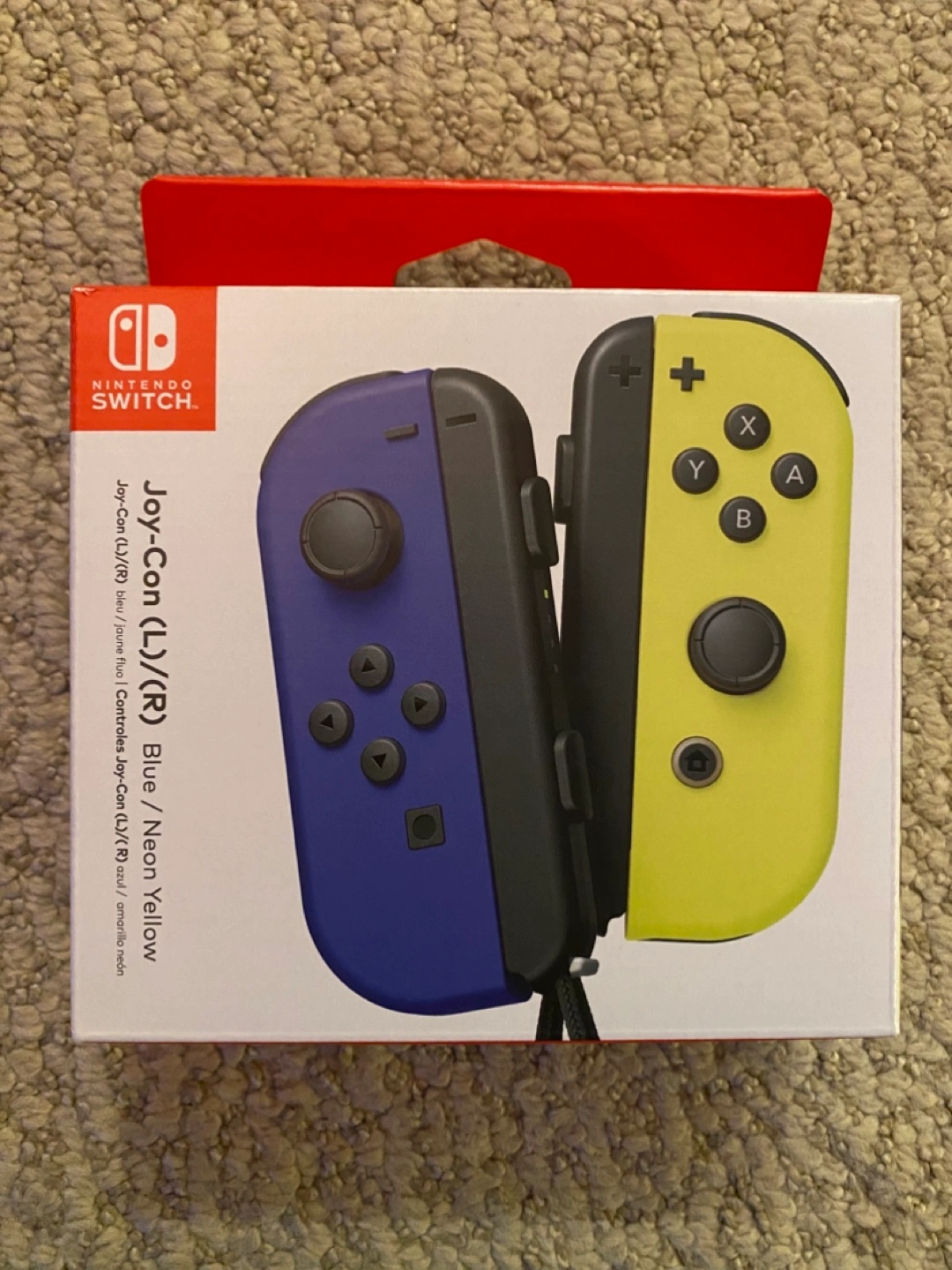 Nintendo Switch Joy-Con (Blue/Neon Yellow) | Karrot