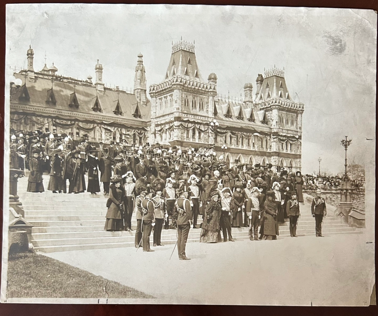 1910 antique photo Ottawa memorial King Edward VII death | Karrot