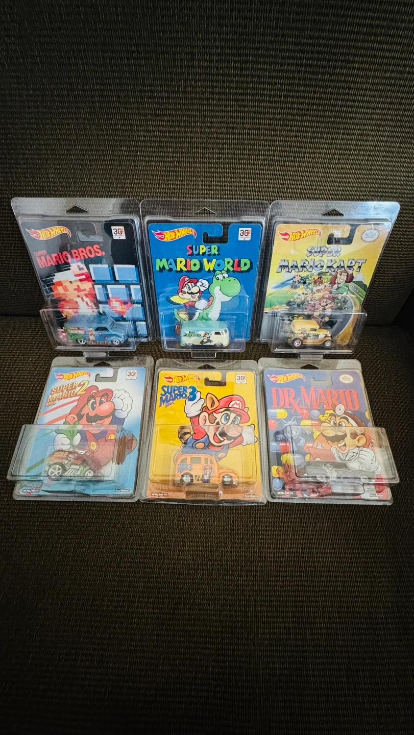 Official Nintendo Hotwheels Super Mario Diecast Cars Full Set | Karrot
