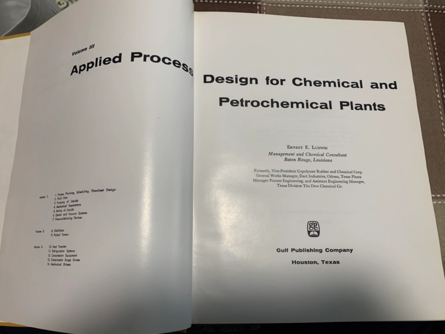 Applied Process Design for Chemical and Petrochemical Plants | Karrot