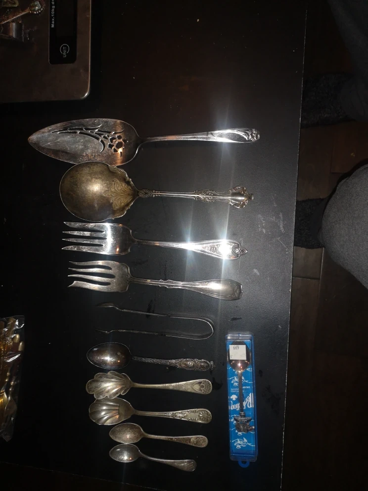 Vintage Silverware Lot - Spoons, Forks, Serving Pieces | Karrot