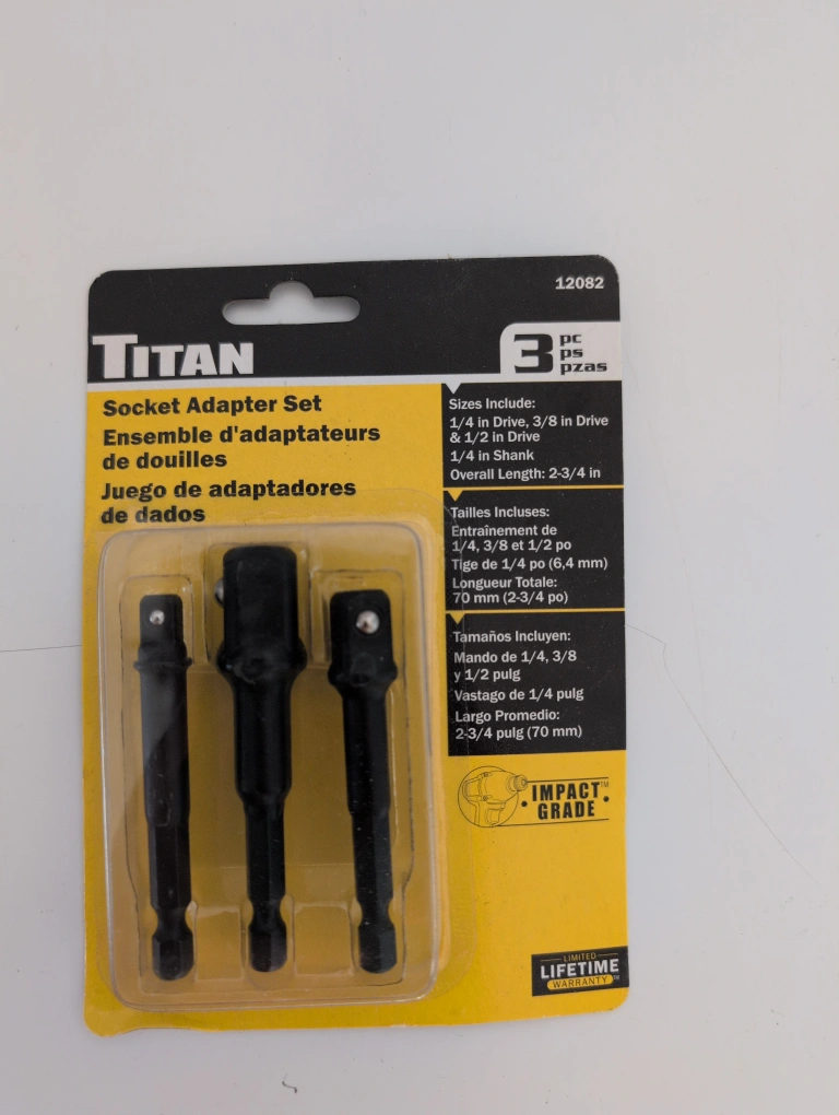 Titan 3-Piece Socket Adapter Set | Karrot