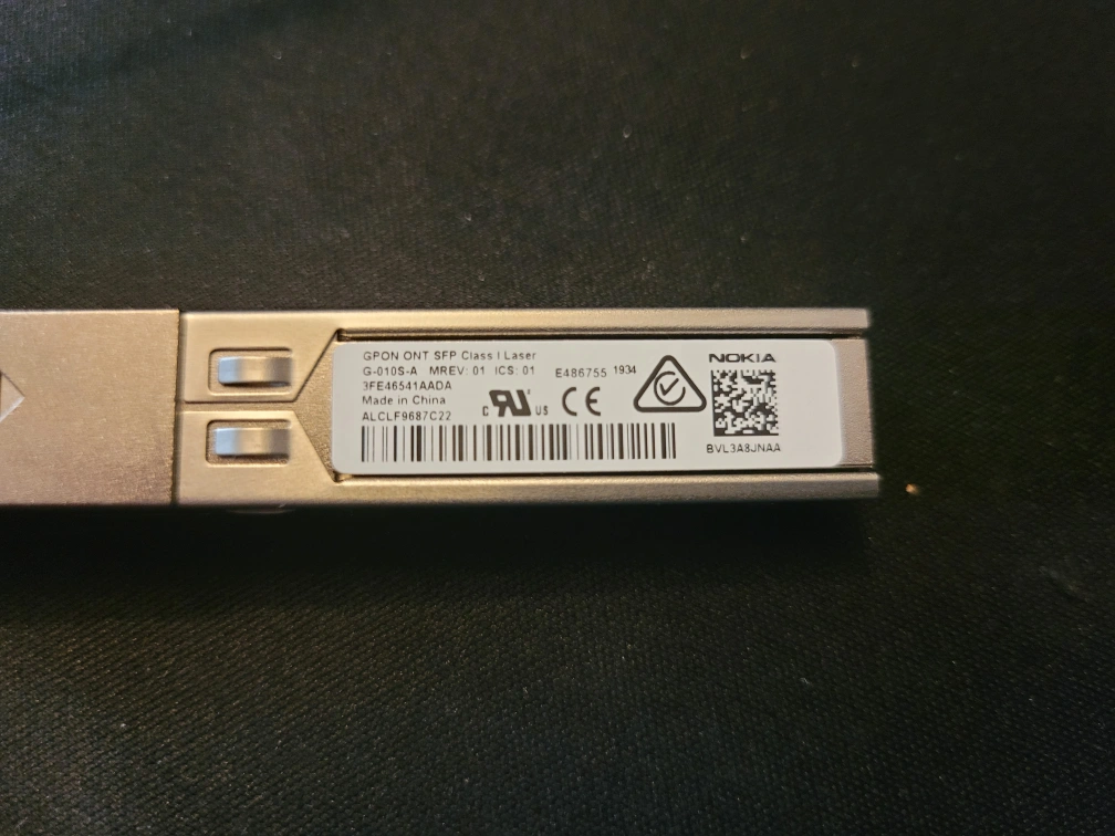 Nokia GPON ONT SFP Class 1 Laser Transceiver | Karrot