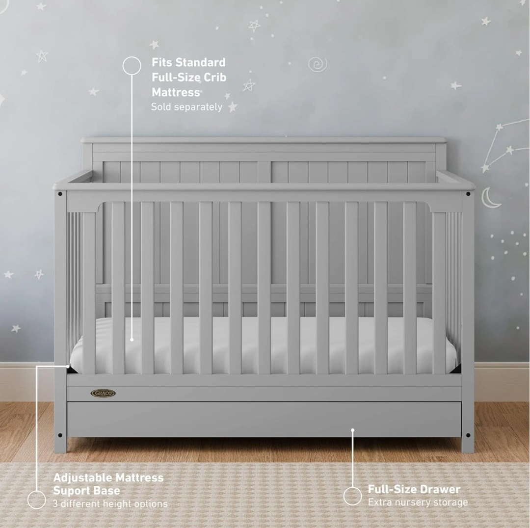 Brand New Unopened Graco 4-in-1 Convertible Crib | Karrot