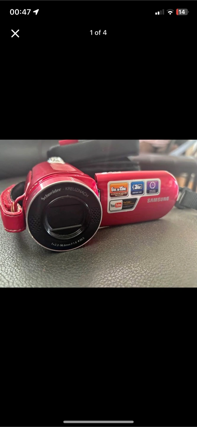 Samsung Camcorder - Red | Karrot