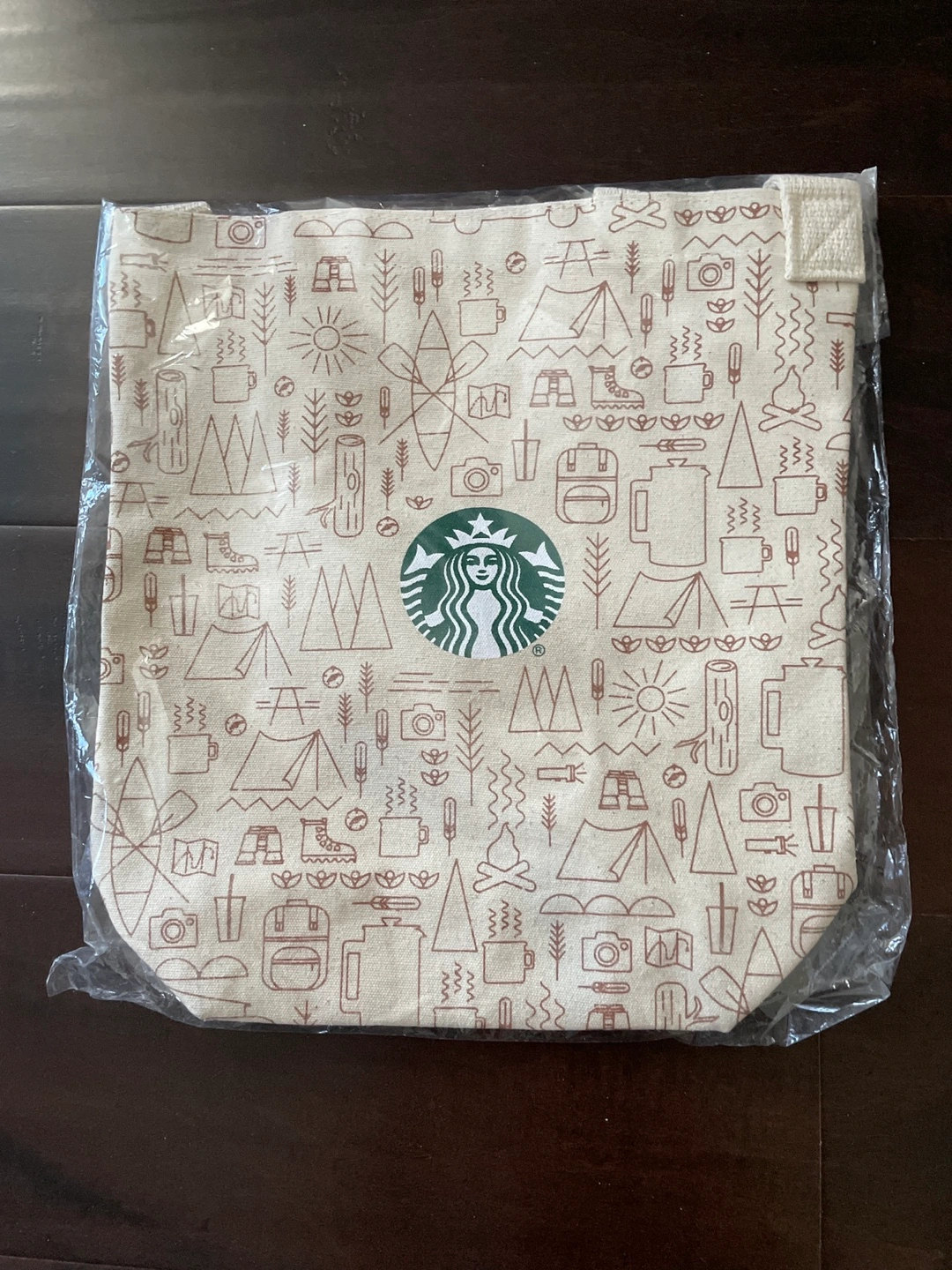 New Starbucks Beige Canvas Tote Bag | Karrot
