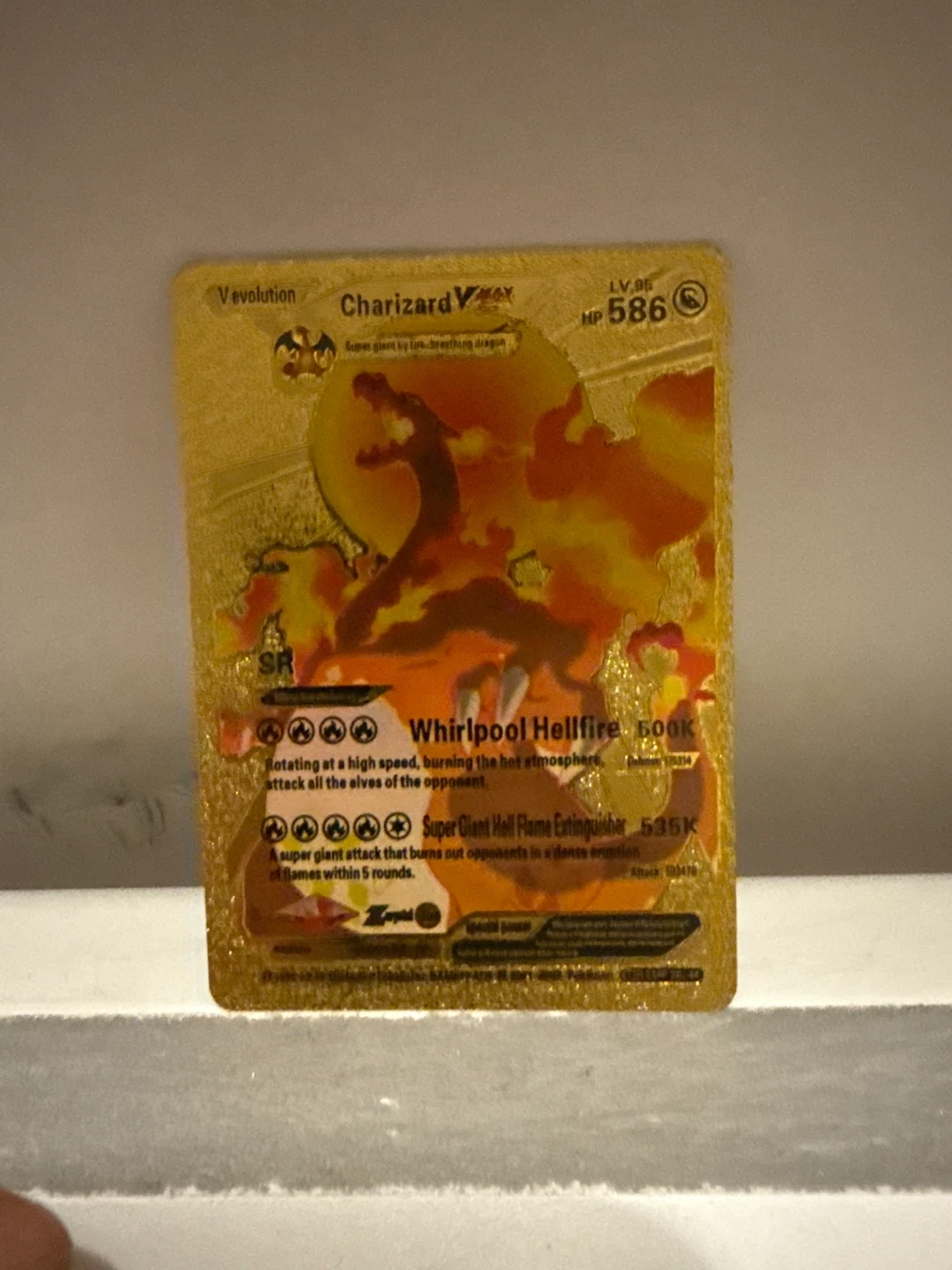 Charizard VMAX Gold Metal Card | Karrot