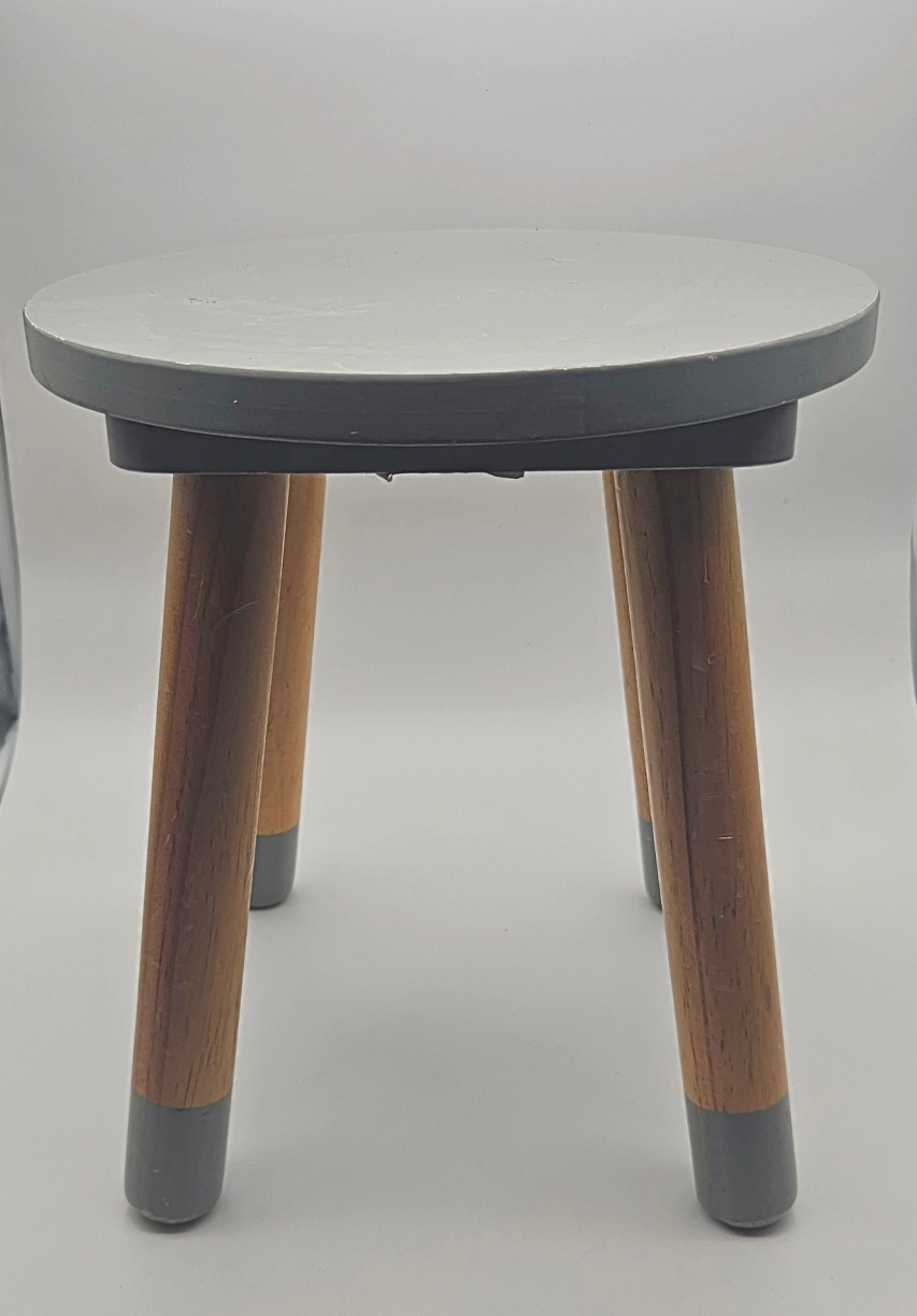 Grey Wooden Step Stool | Karrot