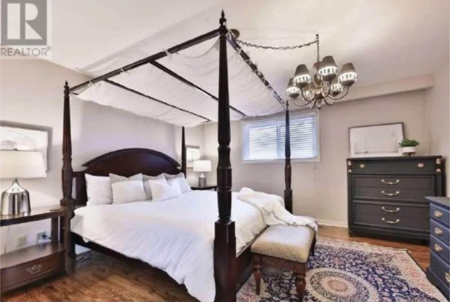 Four-Poster Bed Frame with Side Tables | Karrot