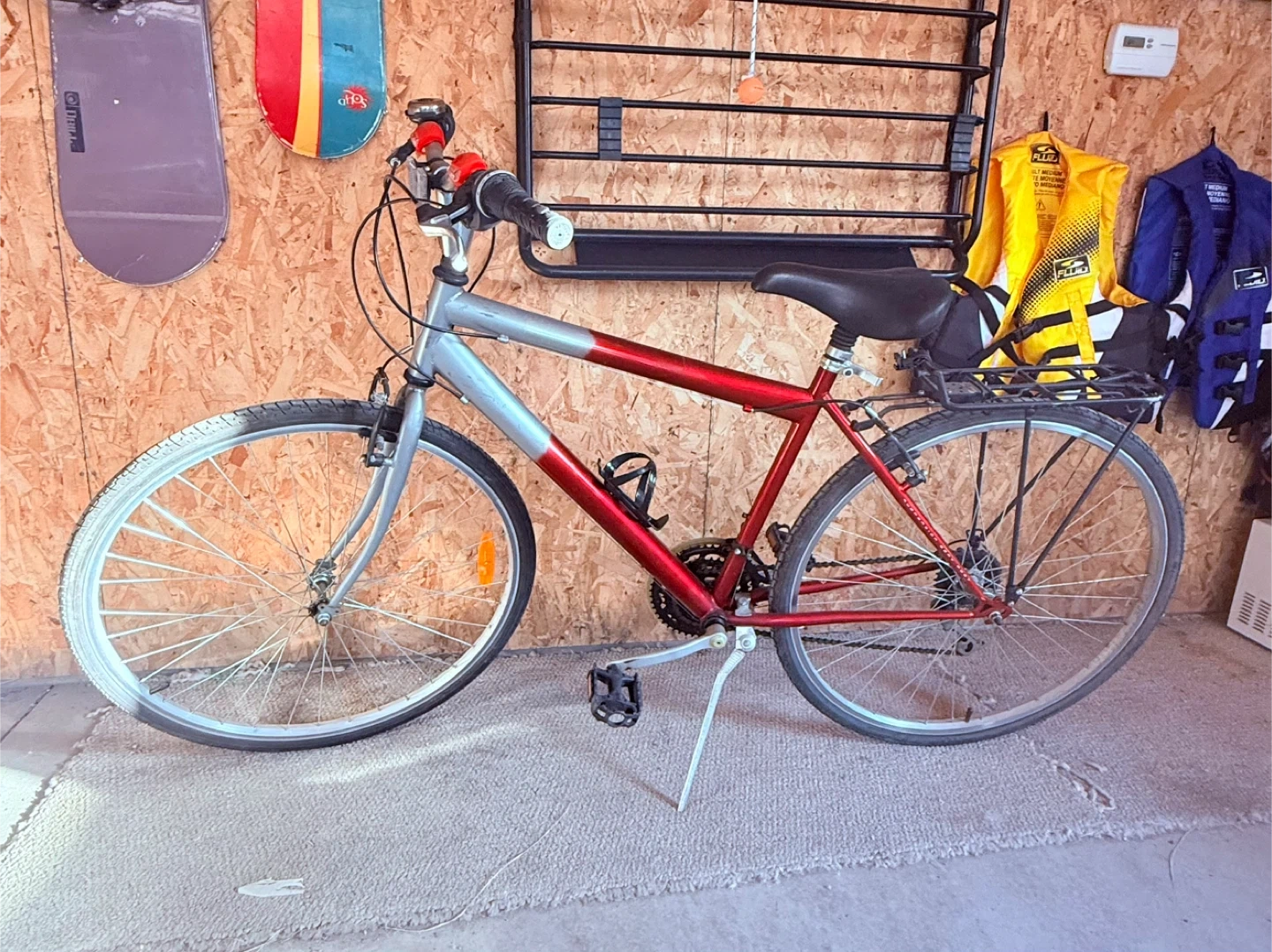 Red and Silver Bike | Karrot