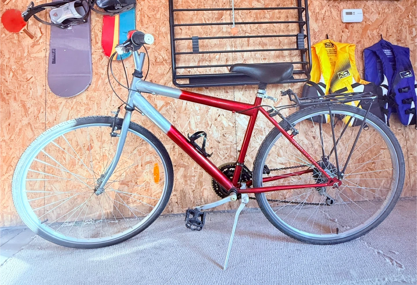 Red and Silver Bike | Karrot