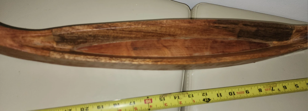 Beaver Canoe Wooden Decorative Canoe | Karrot