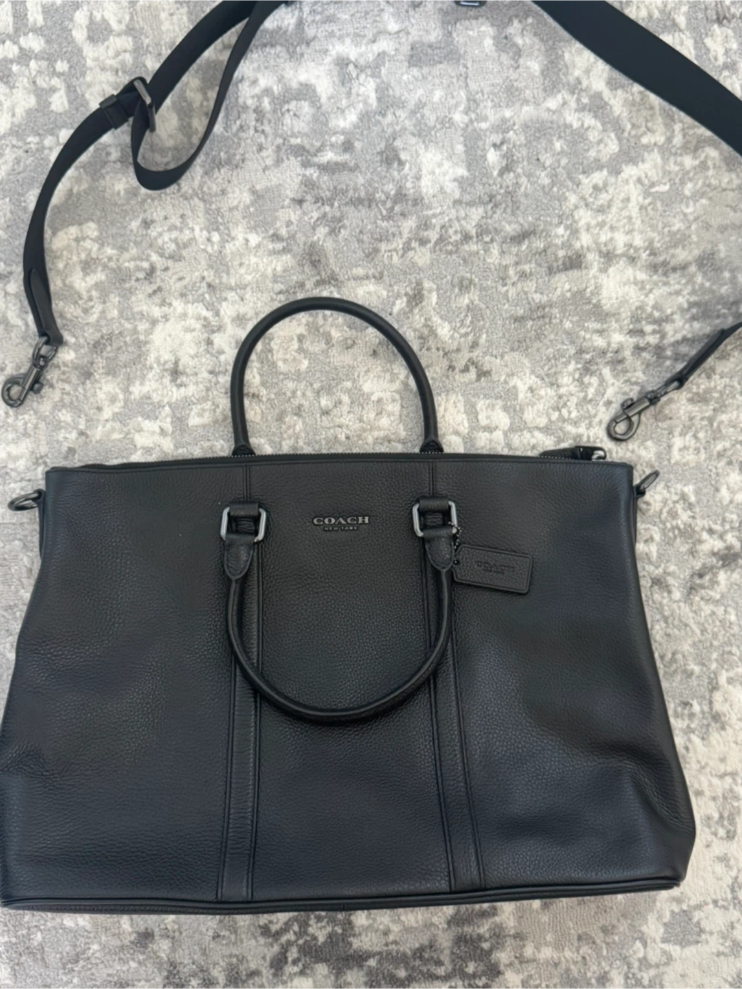 Coach Caleb Work Bag in Black | Karrot