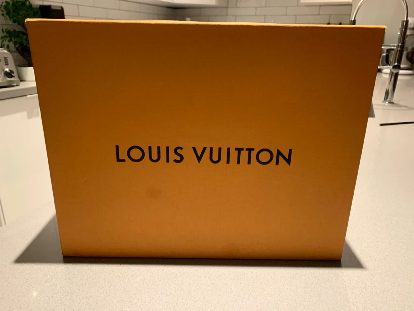 New size 8 1/2 men’s monogram, Louis Vuitton high tops | Karrot