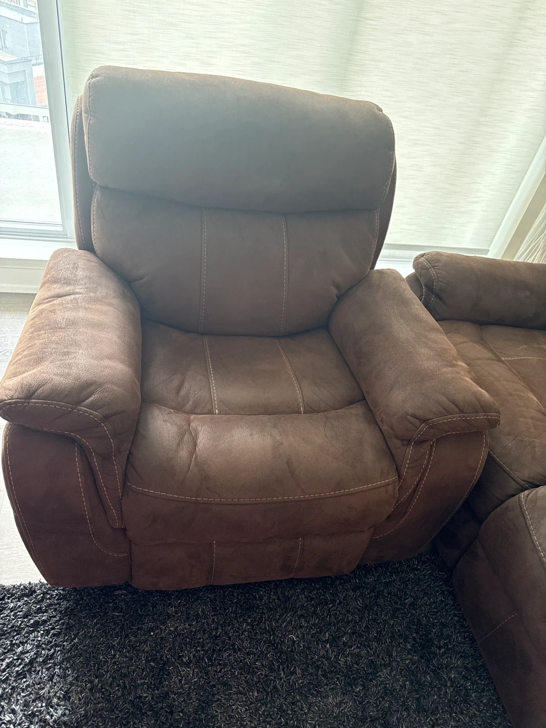 Brown Reclining Sofa Set | Karrot