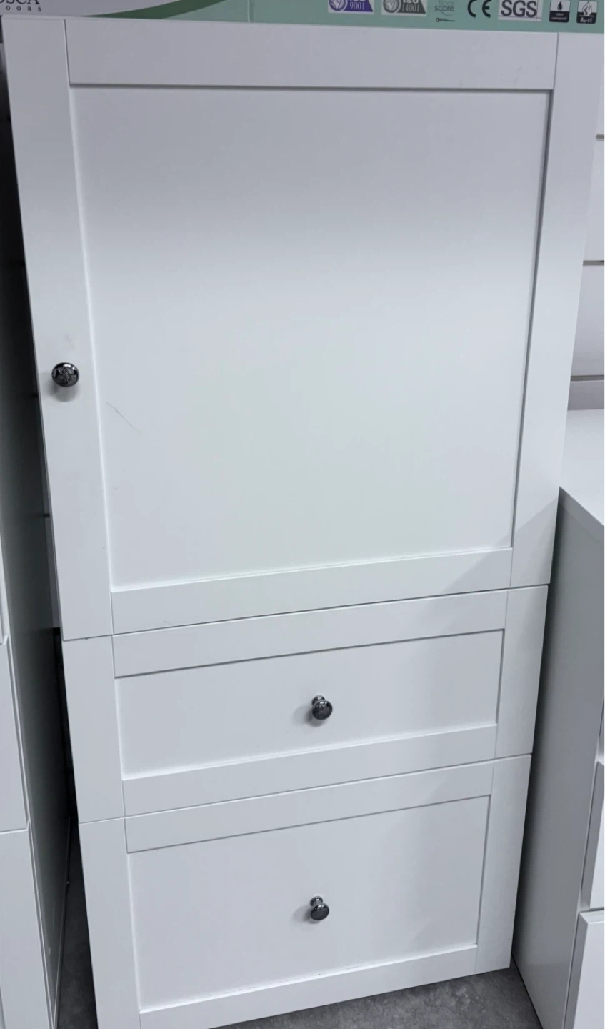 White Wardrobe with Drawers | Karrot