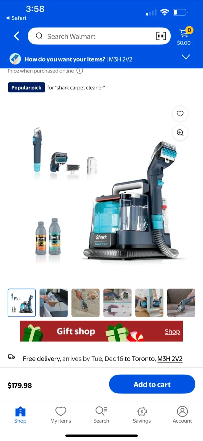 Shark StainStriker PX200C Carpet Cleaner | Karrot