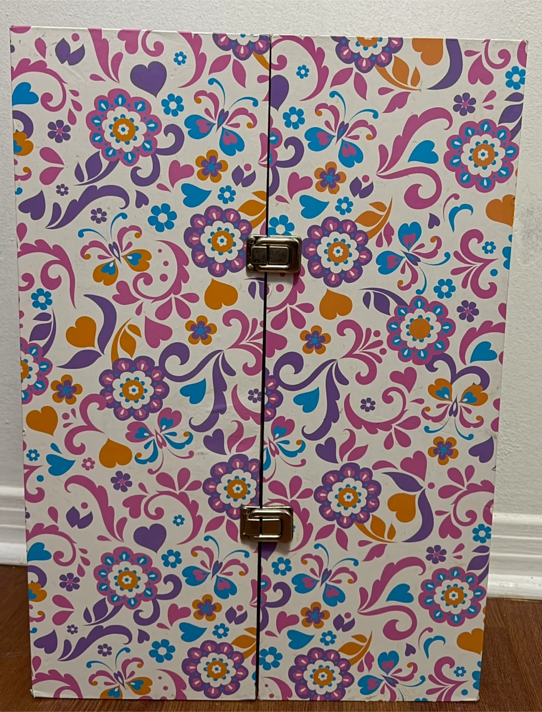 Doll Wardrobe with Mirror and Shelves | Karrot