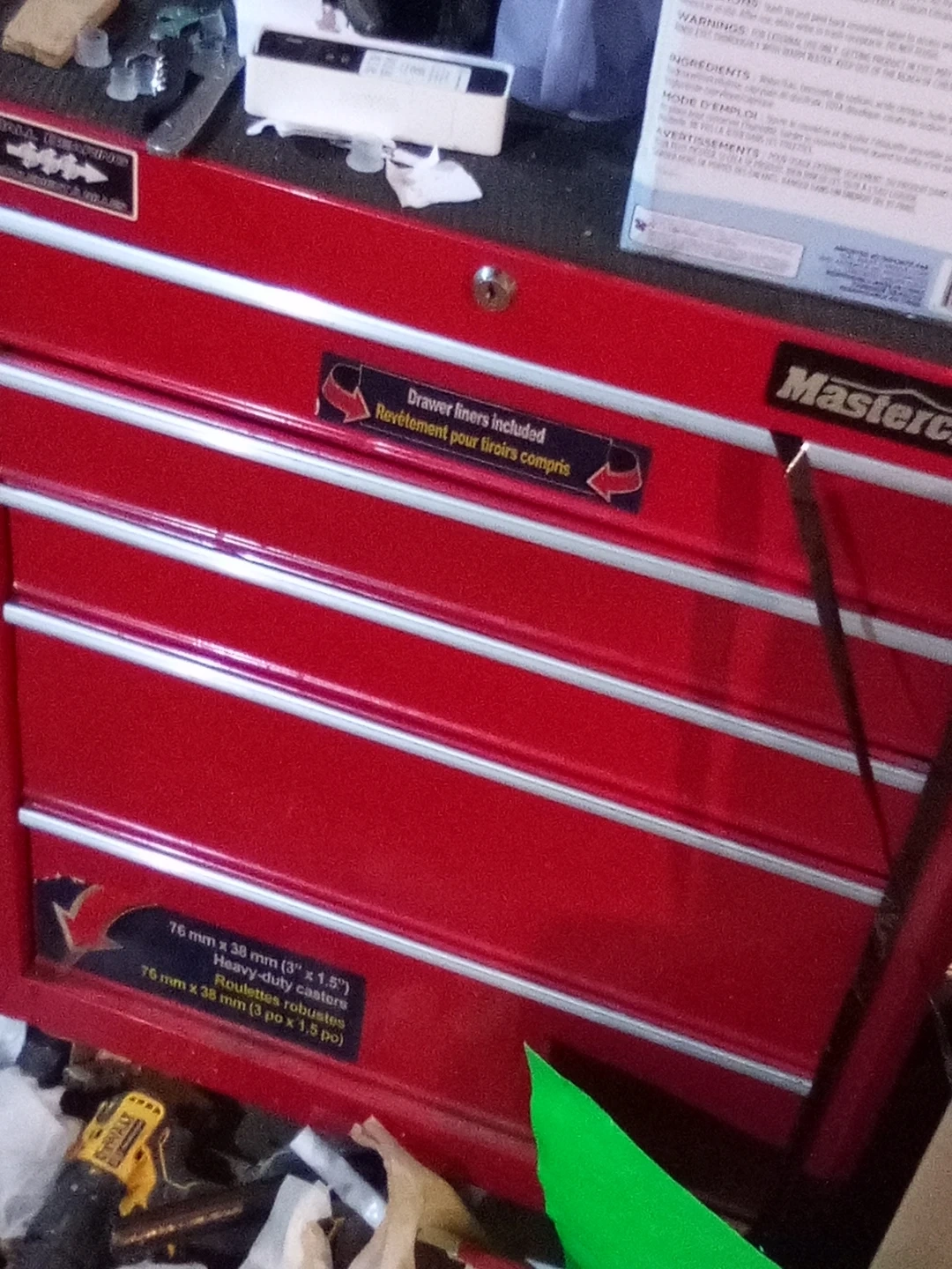 Mastercraft Rolling Red Tool Chest | Karrot