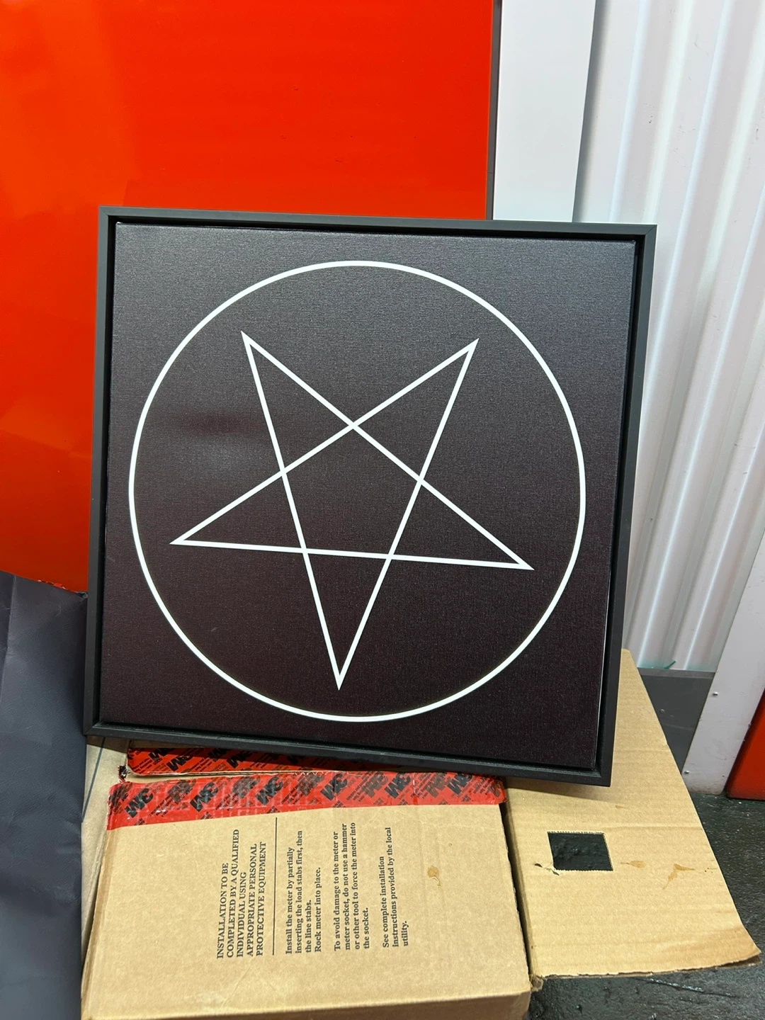 Framed Pentagram Wall Art | Karrot