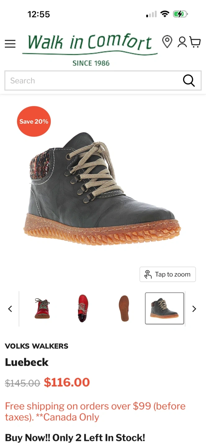 Ladies Leather Boots by Volks Walkers ( Size 40 ) | Karrot