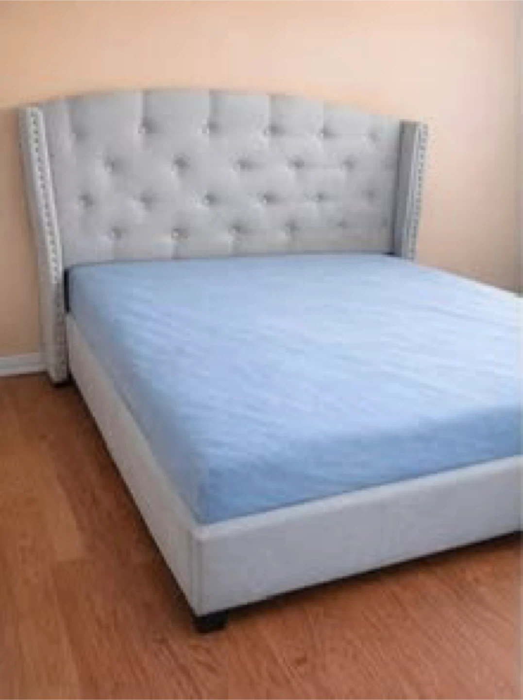 Wingback Upholstered Bed Frame | Karrot