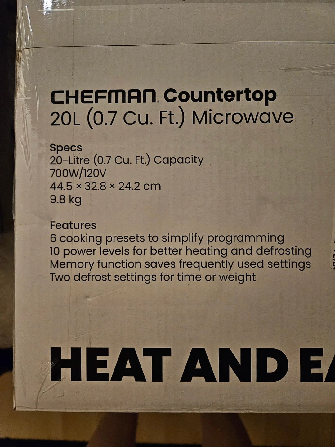 Chefman Microwave - New in Box! | Karrot