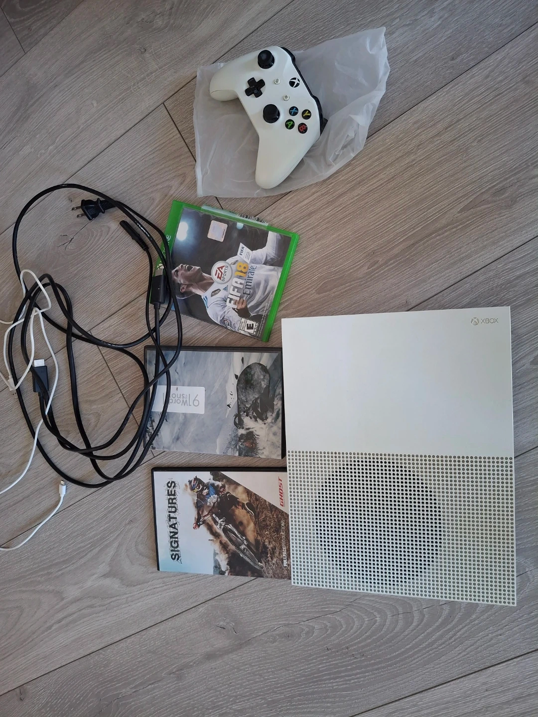 Xbox One S Console with Controller and Games | Karrot