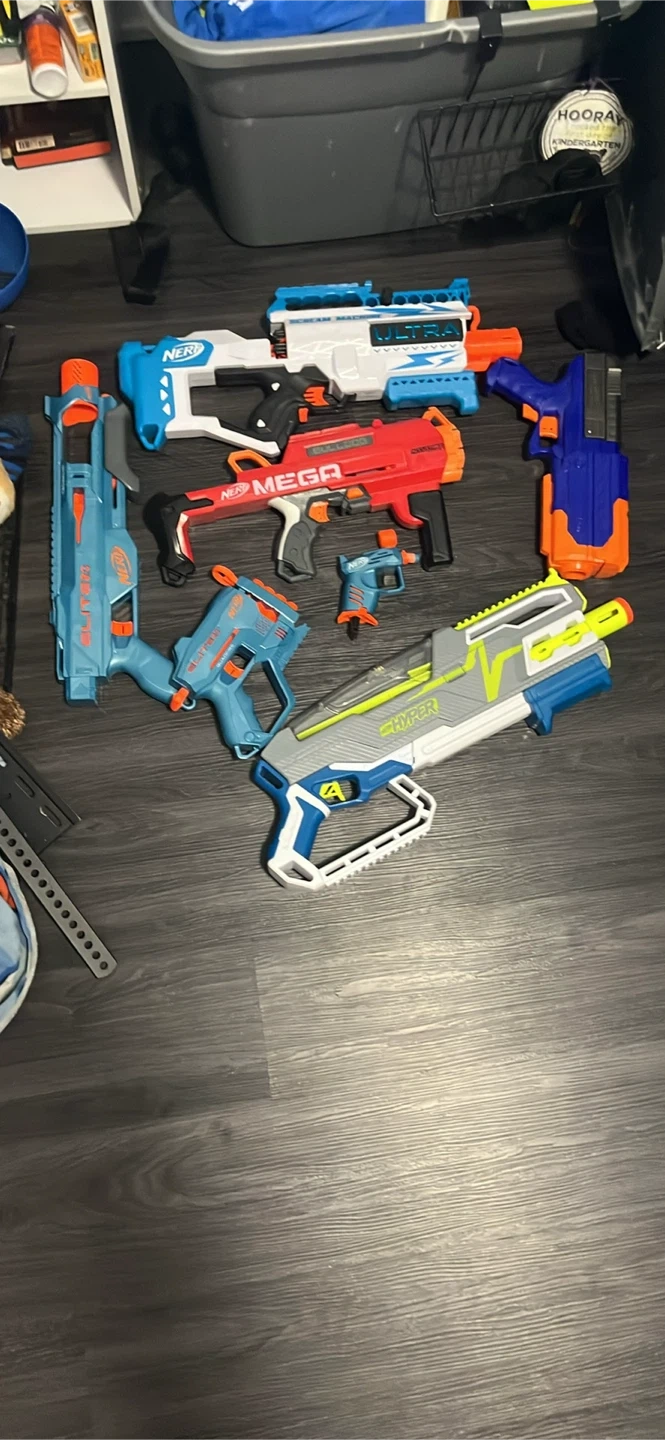 Nerf Blasters Bundle hyper mega and elite | Karrot