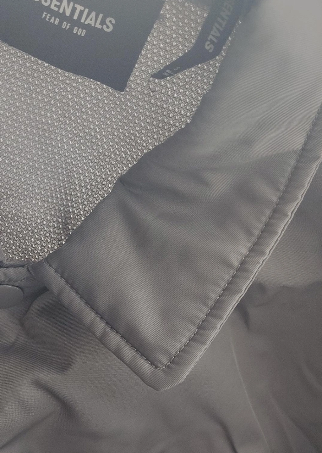 Fear of God Essentials Grey Jacket | Karrot